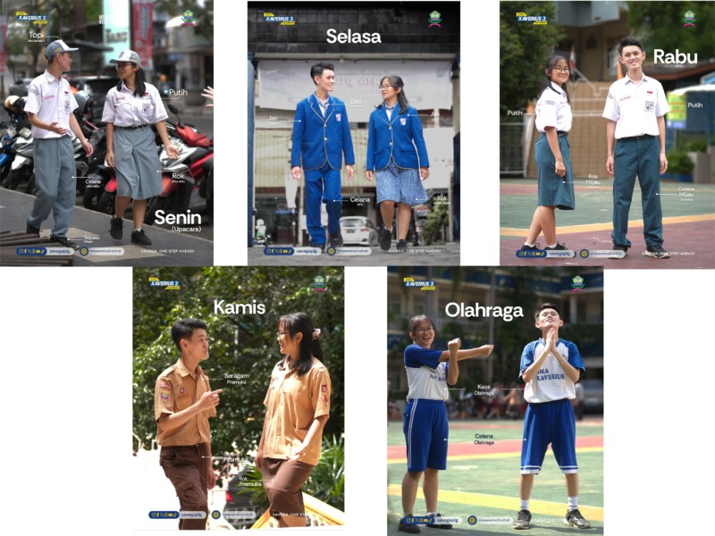 Seragam SMA XAVERIUS 3 Palembang | SMA Xaverius 3 Palembang